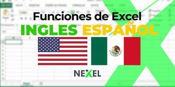Fórmulas y Funciones de Excel en INGLES【 2026】