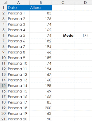 ¿Cómo calcular la media, la mediana y la moda en Excel? - NEXEL